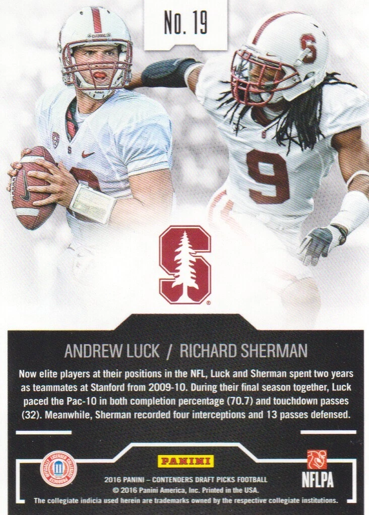 Richard Sherman And Andrew Luck