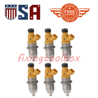 E7T25080 MD361845 6x Fuel Injectors Fits 2003-up Yamaha HPDI Outboard ...