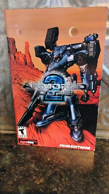 ARMORED CORE 2 PlayStation 2 PS2 Original AGETEC Game 2000 Instruction ...