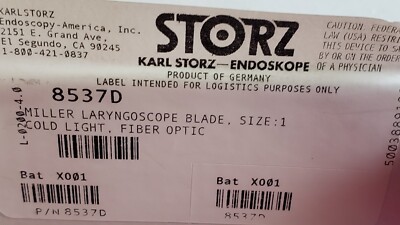 Endoscopy & Laparoscopy - Karl Storz Laryngoscope