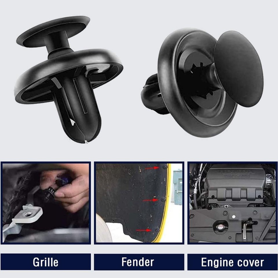 100x Engine Under Cover Push Type Retainer Clips For Toyota Lexus 90467 ...