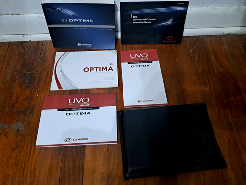 2013 Kia Optima Owners Manual Set with Case OEM | eBay