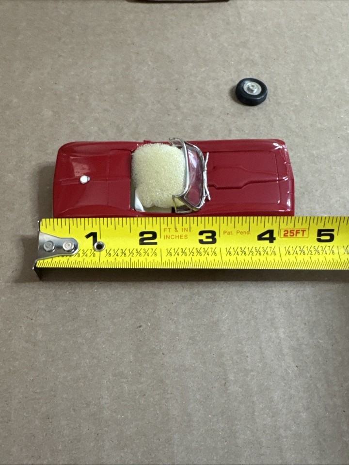 MAE Scale Model - 1/43 Scale Red Metal Model Car - #106 1965 Corvette ...