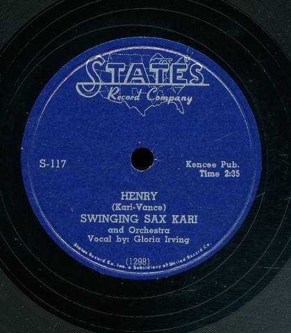 pc78-R&B-States 117-Swingin' Sax Kari- RARE | eBay