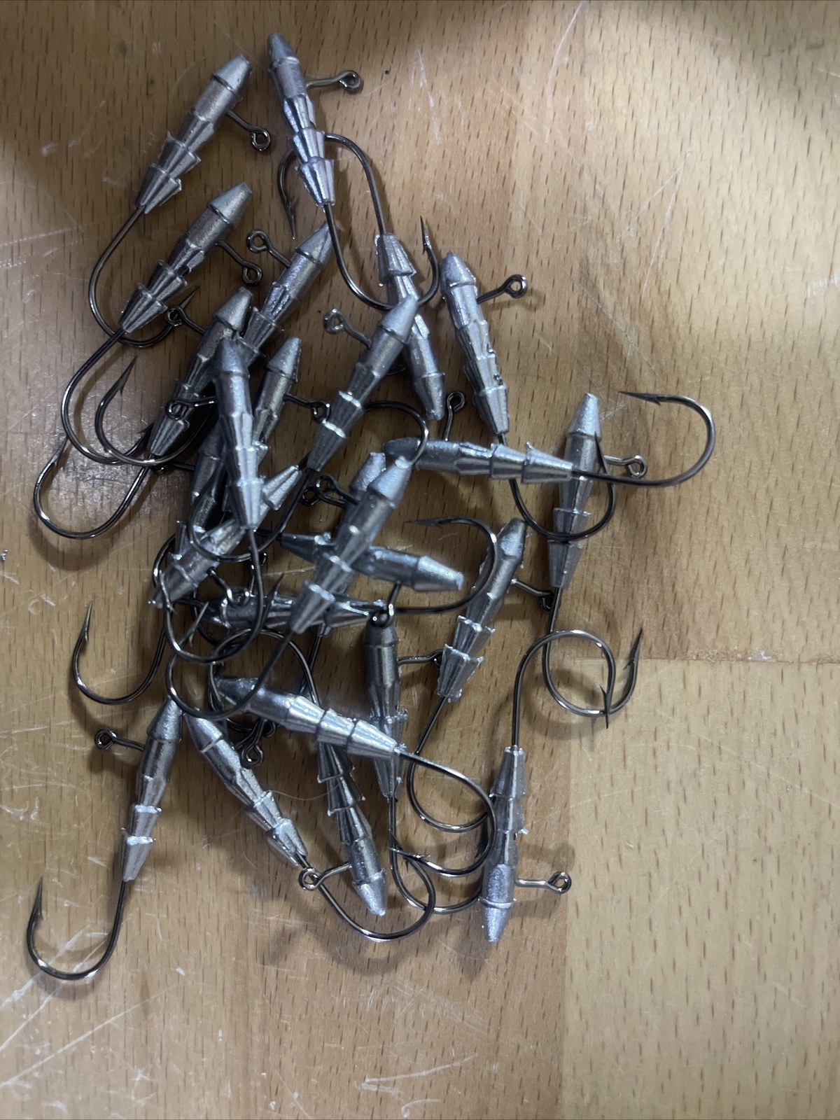 Hover Strolling Jig Head Fishing 3/32 oz 1/0 hook size Lot Of 25 | eBay