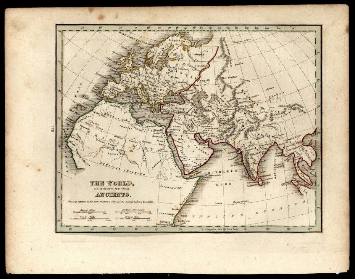 Arabia On Ancient World Map