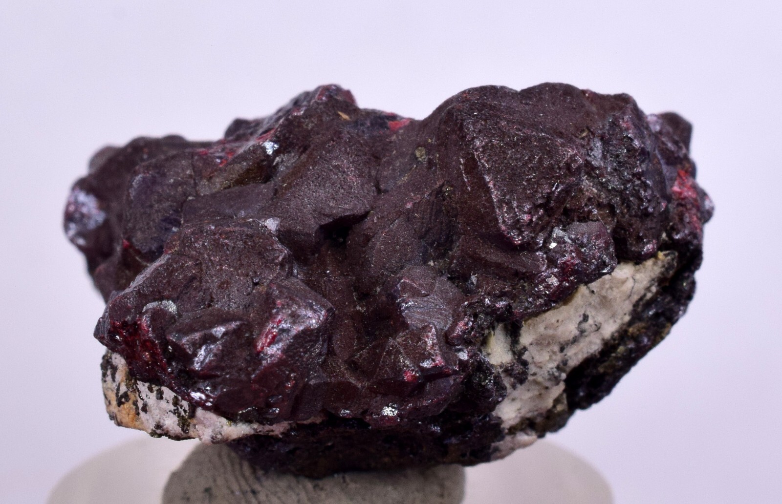 3.2cms PROUSTITE RED RUBY SILVER PERU UCHUCCHACUA MINE MINERAL SPECIMEN ...