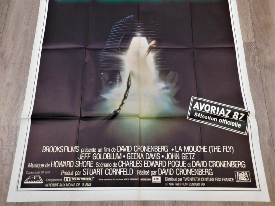 The Fly *French Movie Poster Original 47"63" *1986 David Cronenberg ...