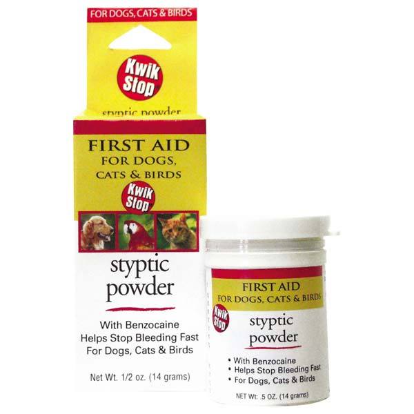 GIMBORN Kwik Stop Styptic Powder Dog Cat & Bird Nail Care - 3 Sizes ...