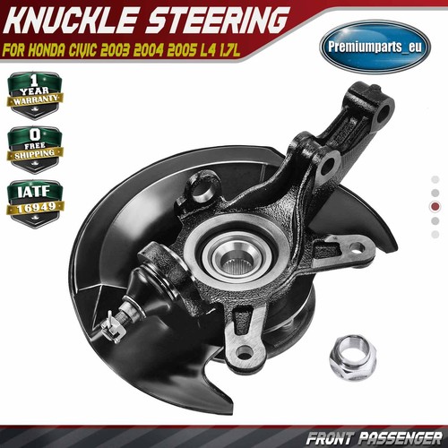 Front RH Wheel Hub Bearing Steering Knuckle Assy for Honda Civic 2003 ...