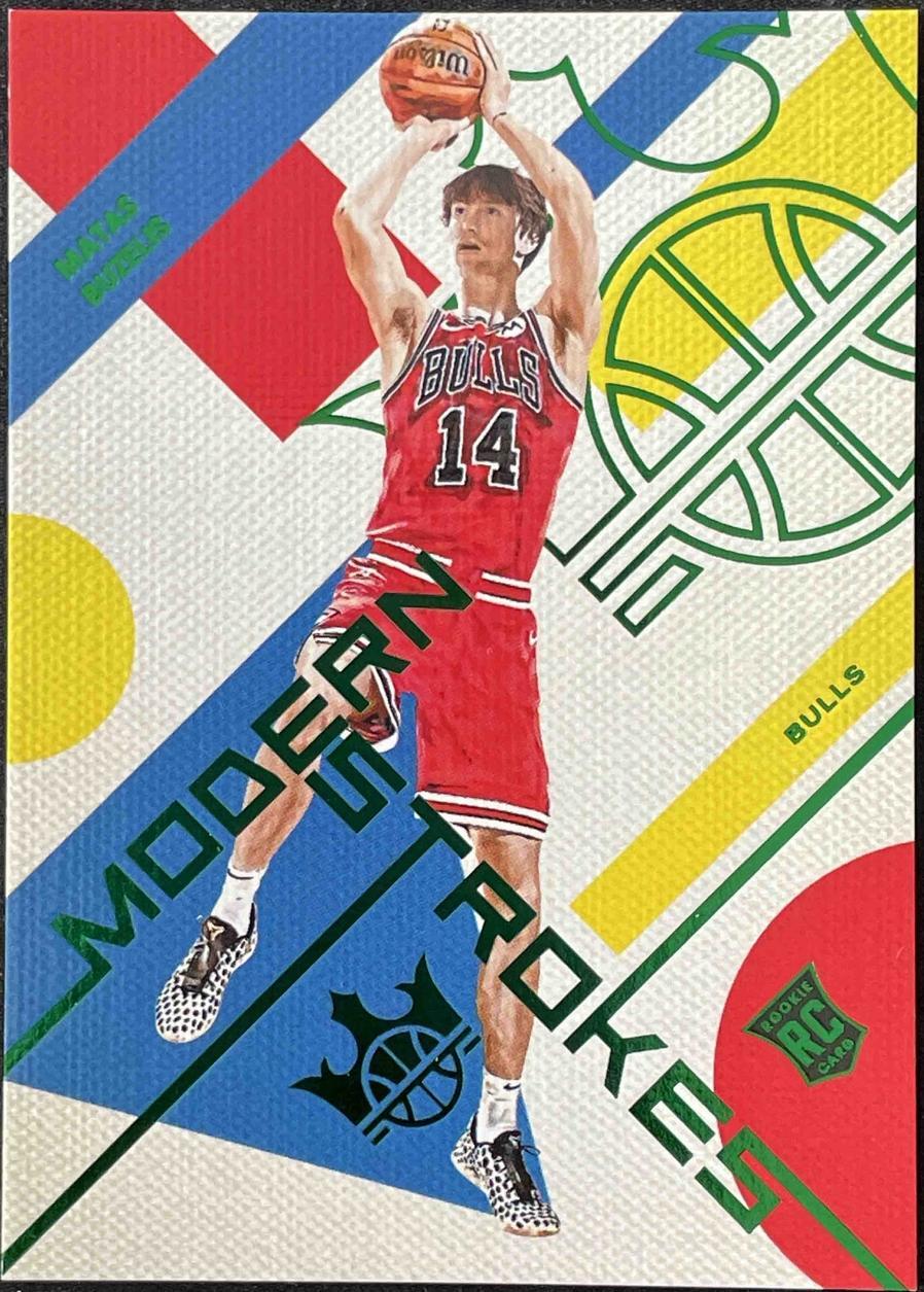 2024-25 Panini Court Kings - Modern Strokes Matas Buzelis #21 Jade /49 ...