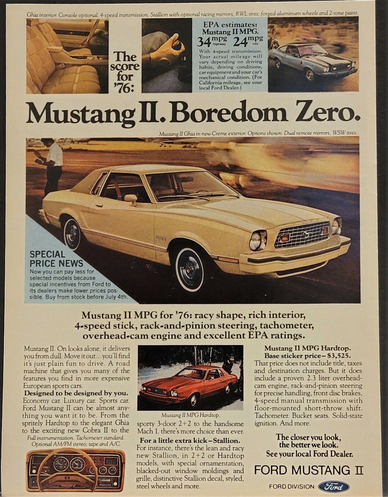 Mustang Ii 1976