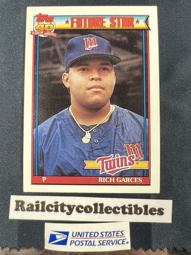 1991 Topps Baseball # 594 Future Star Rich Garces RC | eBay