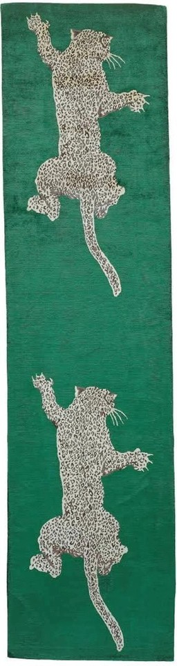 Indian Modern New Zealand Wool Hand Tufted Leopard Runner Rug Carpet | eBay
