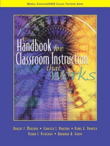 Ascd Ser.: Handbook for Classroom Instruction That Works by Diane E ...