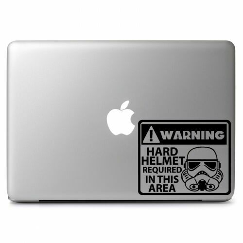 Star Wars Stormtrooper Warning Decal Sticker for Macbook Laptop Car ...