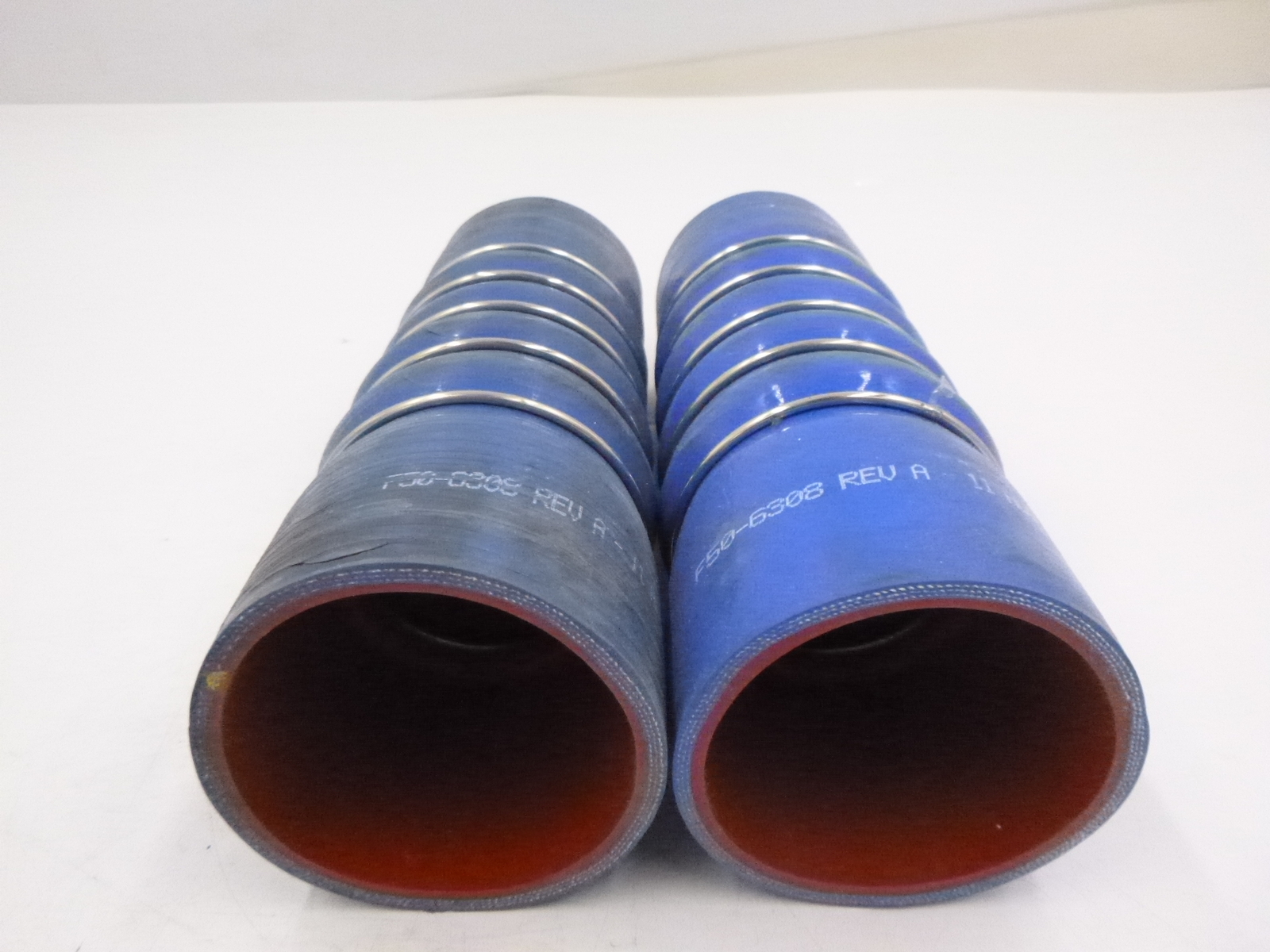 2 Pack Silicone Upper Radiator Hose F50-6308 For Paccar Kenworth ...