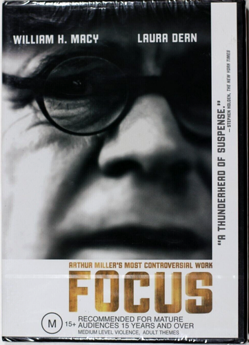 Focus DVD William H Macy Laura Dern Arthur Miller Brand New & Sealed ...