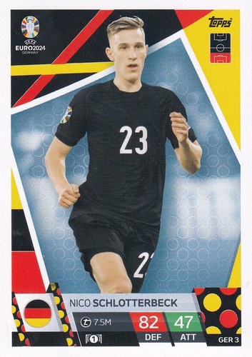 Topps Match Attax Trading Card Fußball EURO 2024 GER 3: Nico ...