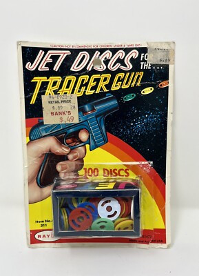 Vintage 60's Ray Line Jet Discs Tracer Gun Discs NOS Sealed 100 | eBay
