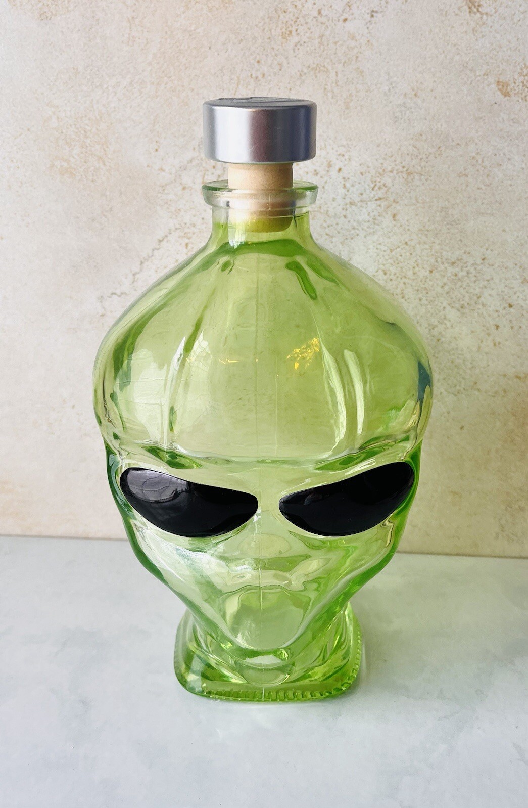 Outer Space Vodka Alien Head Green 7 1/2" Empty Bottle | eBay