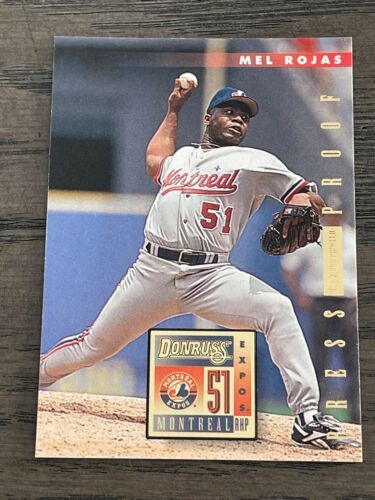 1996 Donruss Gold Press Proof Mel Rojas #156 Montreal Expos | eBay