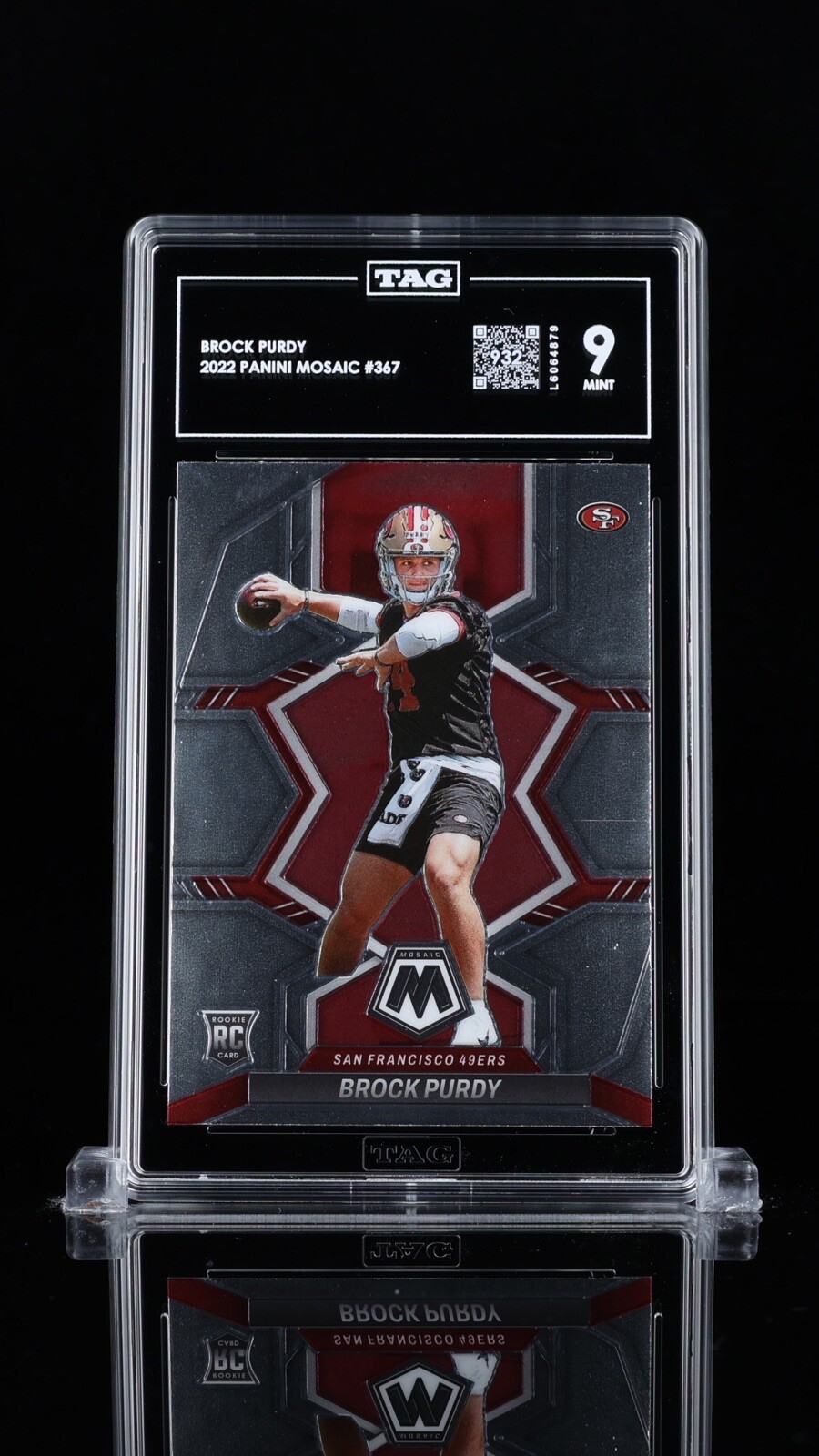 2022 Panini Mosaic - Rookies #367 Brock Purdy (RC) Tag Grade 9 | eBay