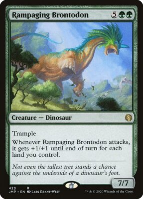 1x Rampaging Brontodon NM Eng MTG - Jumpstart | eBay