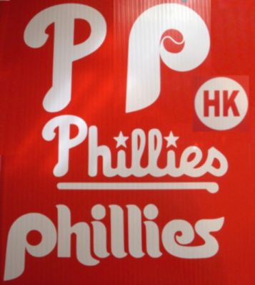 Philadelphia PHILLIES 5-PK Car Wall VINYL DECAL STICKER harry kalas ...