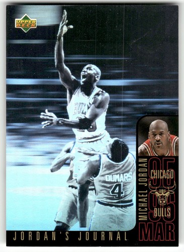 1996-97 Collector's Choice Japanese #J5 Michael Jordan Jordan's Journal ...