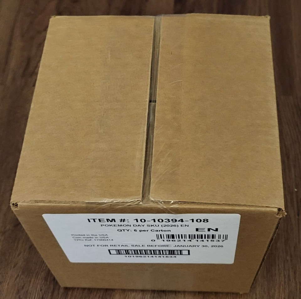 Pokemon TCG 2026 Pokemon Day Collection Box Factory Case of 6 - Sealed ...