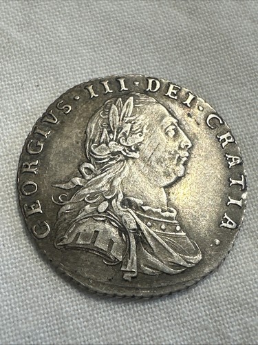 Antique Georgian 1787 George III 6 Six pence Silver 925 coin Vgc GB | eBay