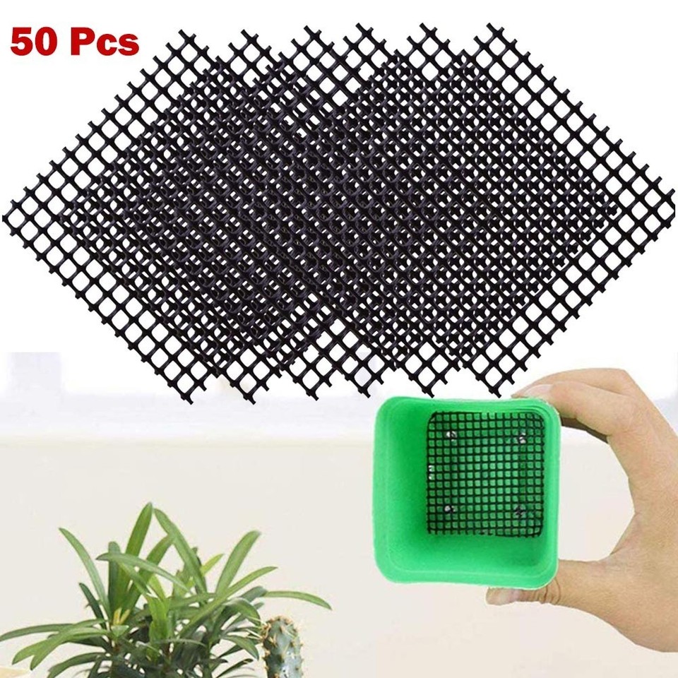 Eco Friendly Mesh Pad Pad Hole Outdoor Pots Round Bottom 45x1.5mm 50pcs ...