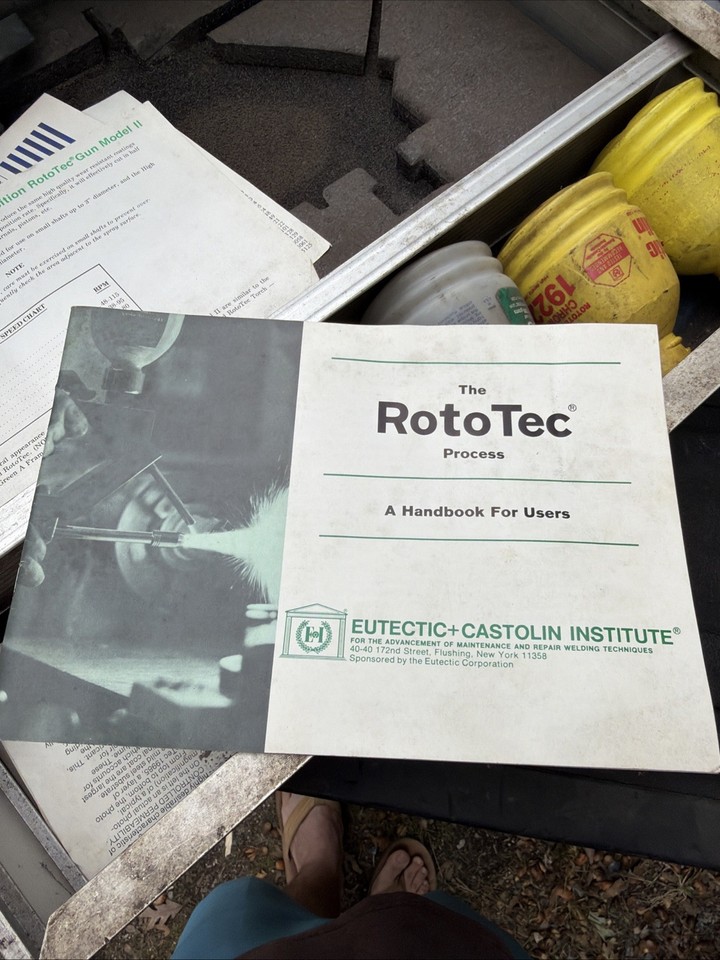 Castolin Eutectic Rototec II Powder Metal Alloy Spray Weld Gun Shaft Repair Kit | eBay