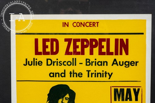 Pair of Framed Led Zeppelin US Tour Posters | eBay