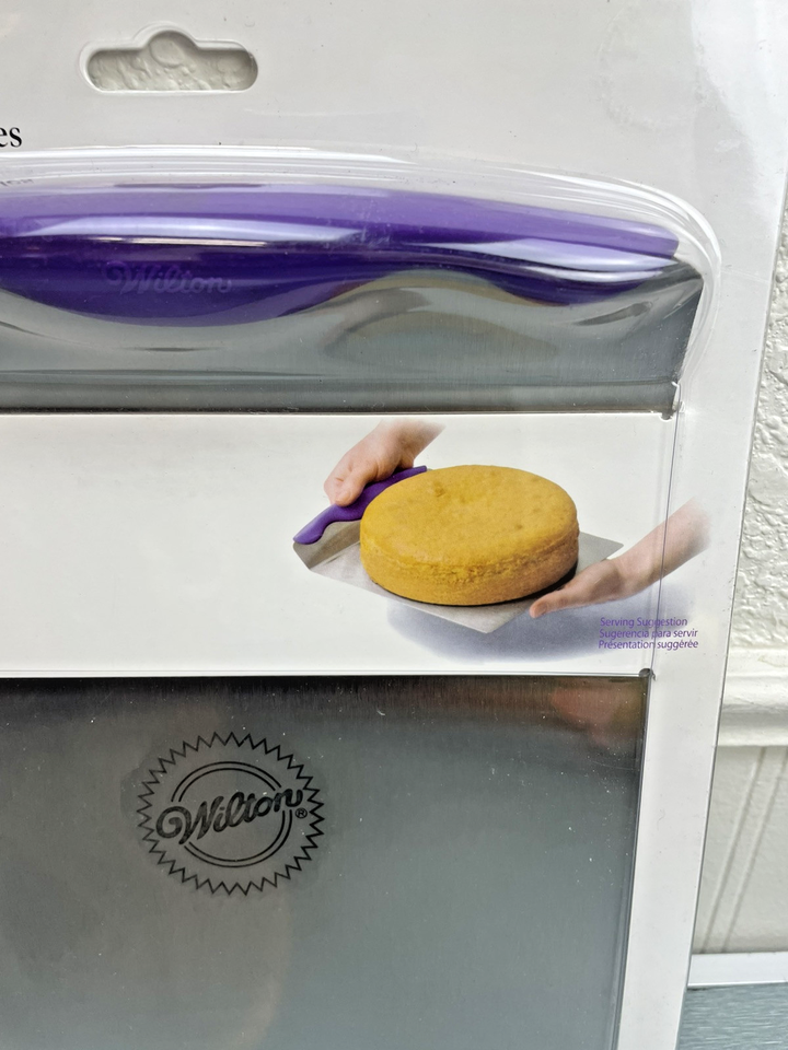 NEW Wilton Stainless Steel Cake Lifter Lift Move Large Cakes Up To 16 ...