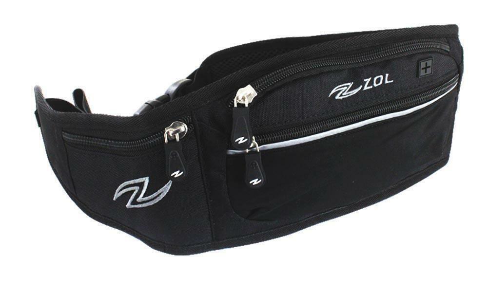 ZOL Sport and Travel Fashion Deluxe Leather Fanny Pack Men Women Waist ...