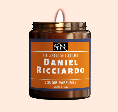 Daniel Ricciardo gift, Formula 1, scented candle Le labo santal, 50 ...