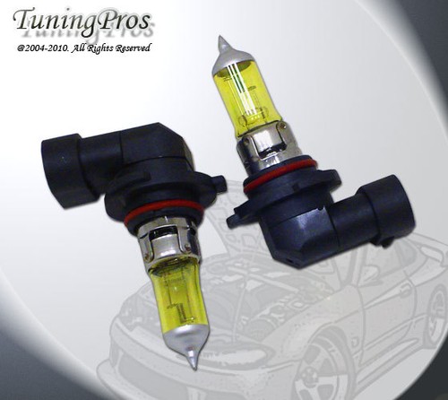 H10 12V 100W 3000K Hyper Yellow 1 Pair Xenon Gas HID Light Bulbs ...