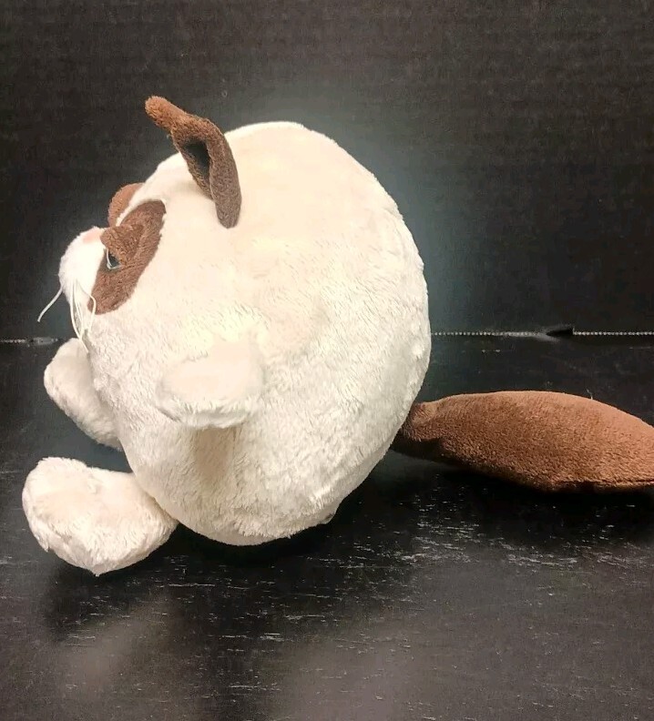 Grumpy Cat Plush by Ganz Round Fat Whimsical Stuffed Animal Siamese ...