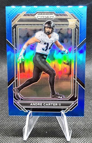 ANDRE CARTER II 2023 Prizm Draft Picks BLUE WAVE ROOKIE /249 Vikings ...