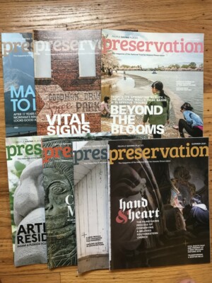 HISTORIC PRESERVATION Magazine CHOOSE ISSUE 2018 2019 2020 2021 NTHP | eBay