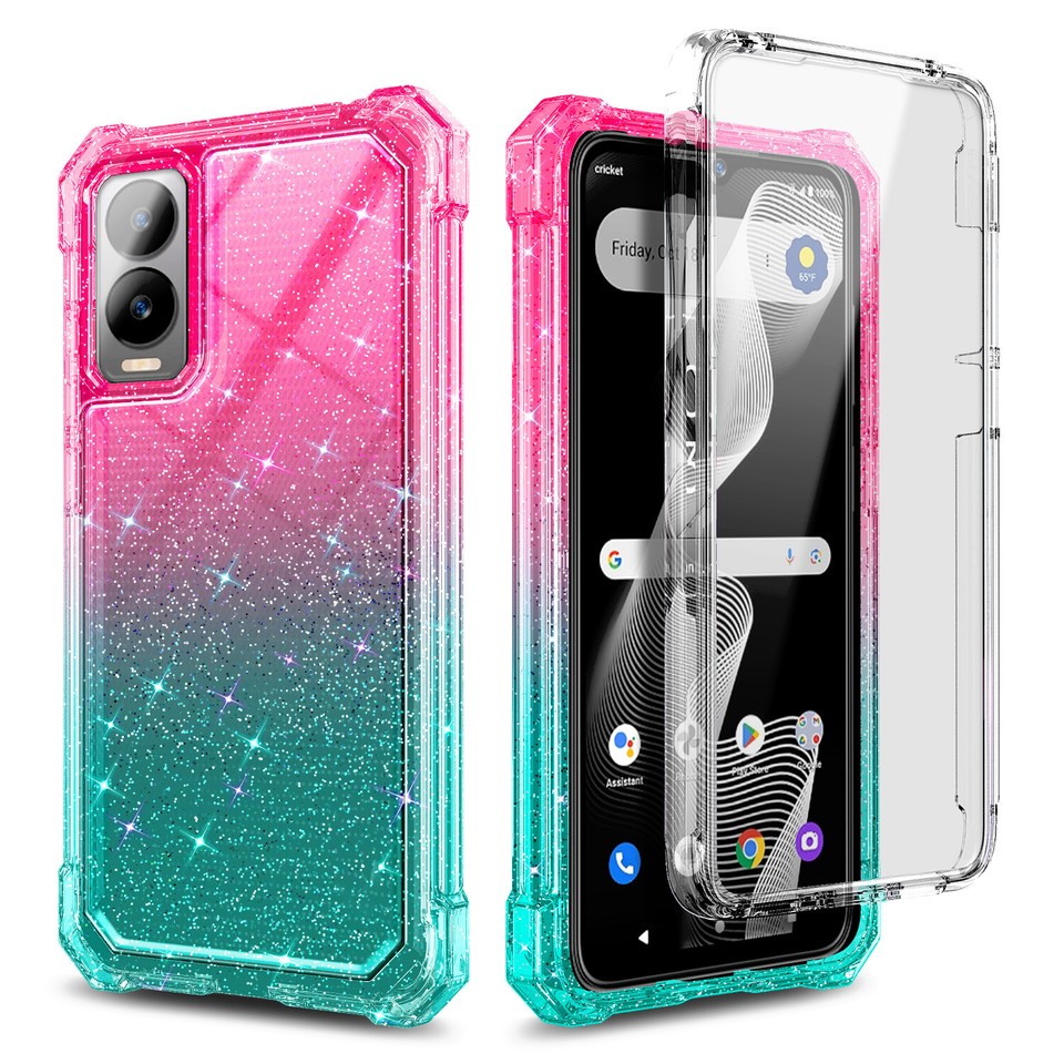 For AT&T Verge (SL219A) Case Full Body Phone Cover w/ Built-In Screen ...