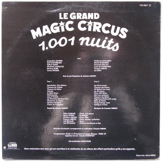 Le Grand Magic Circus 1.001 Nuits - LP 33T | eBay