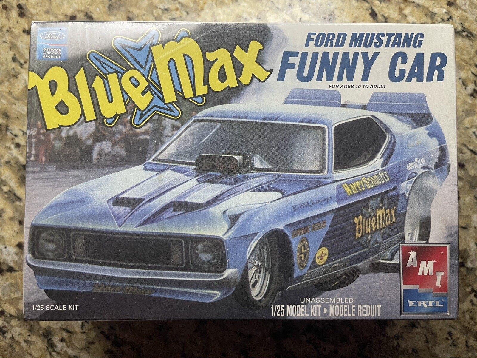 AMT 1/25 HARRY SCHMIDT'S BLUE MAX FORD MUSTANG FUNNY CAR OPEN BOX ...