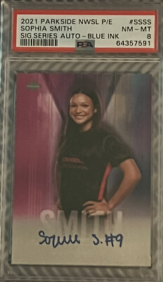 2021 Parkside NWSL /250 SoPHiA Smith Auto Autograph USWNT Sp Rookie RC ...