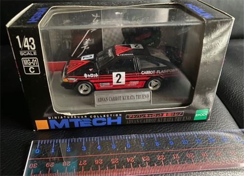 MTECH ADVAN Carrot Kurata Trueno AE86 Keiichi Tsuchiya 1:43 ️ | eBay