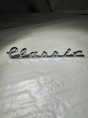 Vintage Correct Craft Classic Ski Boat Dash Emblem Chrome Douglas ...