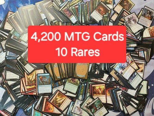 4200+ MTG Magic The Gathering Cards Bulk Collection Lot Common Unc + 10 ...