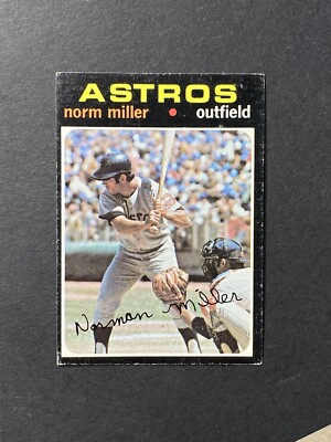 1971 Topps - #18 Norm Miller GD/VG | eBay